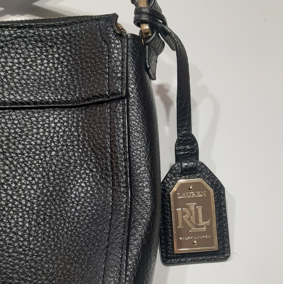 RLL Ralph Lauren | Bags | Ralph Lauren Rll Black Crossbody Leather ...